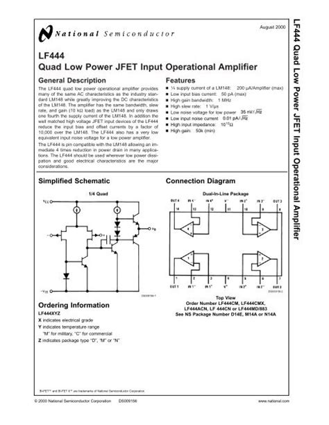 A Very Low Noise Jfet Input Amplifier