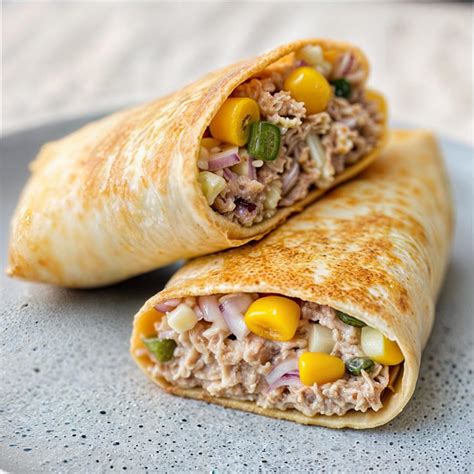Best Recipe For Healthy Tuna Melt Wrap Recipeeasy Recipedinner Recipe