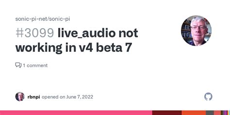 Live Audio Not Working In V Beta Issue Sonic Pi Net Sonic Pi Github