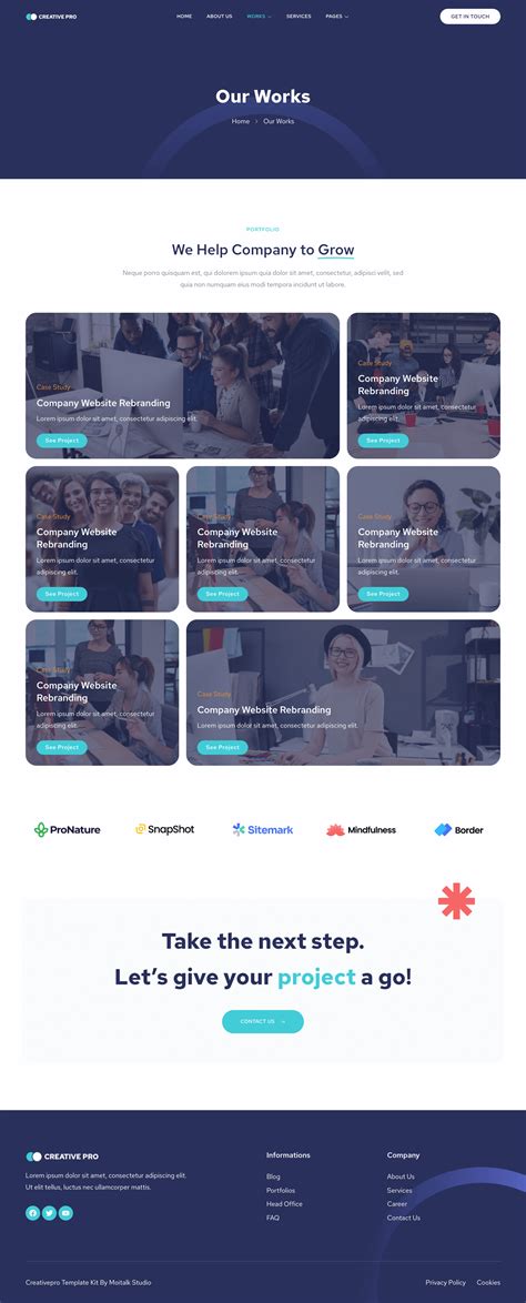 Creativepro Creative Agency Studio Elementor Template Kit By Moitalk