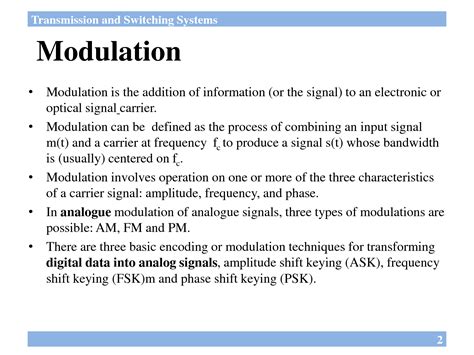 SOLUTION Encoding Modulation Studypool
