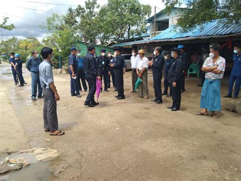 ဒဂုံမြို့သစ် တောင်ပိုင်း မြဝတီမင်းကြီးလမ်းရှိ ပျက်စီးနေ သော လမ်းပိုင်းအမြန်ပြင် ဆင်နိုင်ရေး ကွင