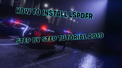 How To Install LSPDFR PLUGINS POLICE VEHICLES STEP BY STEP TUTORIAL YouTube
