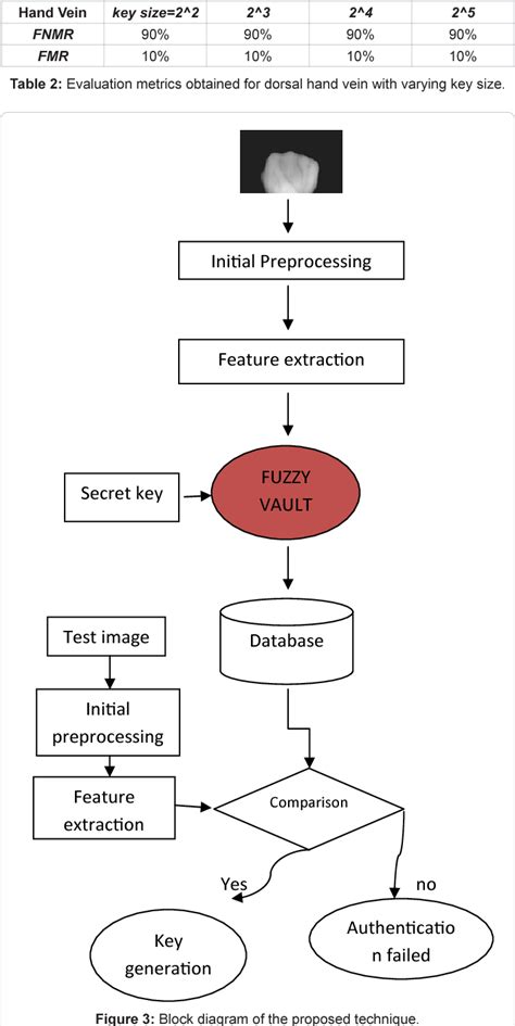 Table 1 From Biometric Template Security Using Dorsal Hand Vein Fuzzy