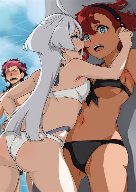 Suletta Mercury Miorine Rembran And Guel Jeturk Gundam And 1 More
