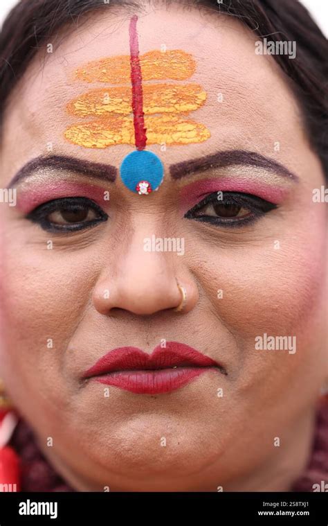 Transgender Sadhu At The Kinnar Akhara Maha Kumbh Mela Prayagraj