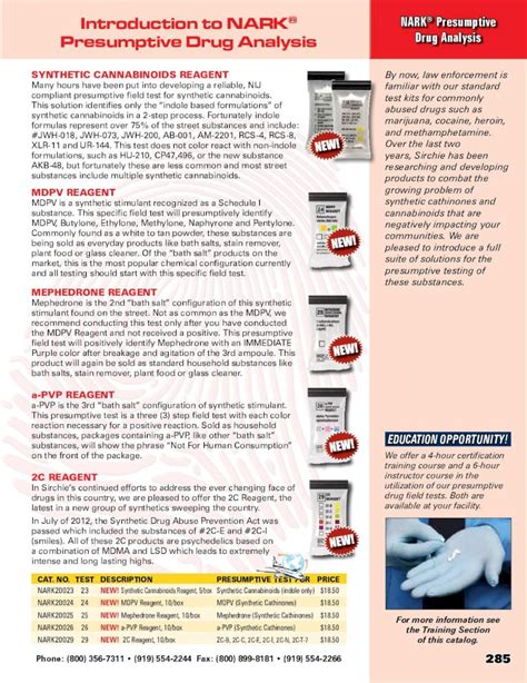 PDF Introduction To NARK NARK Presumptive Drug Analysisd1zh4ok0q8k7dm Cloudfront Net Media