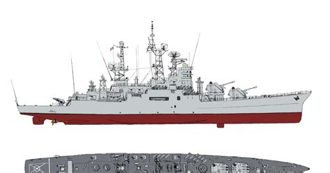 ミリタリー ヴォルテール級原子力ミサイル巡洋艦 粘土洋のイラスト Pixiv