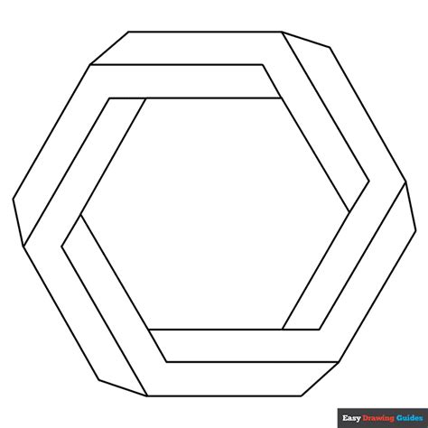 How To Draw A Hexagon Step By Step