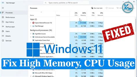 How To Fix Windows 11 High Memory Usage How To Fix 100 Cpu Usage Windows 11 High Ram Usage