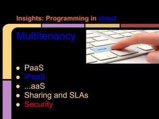 Sînică Alboaie Programming for cloud computing Flows of asynchronous