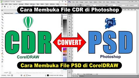 Open Cdr File In Photoshop And Open Psd File In Coreldraw Tips Dan Triks Photoshop Trend