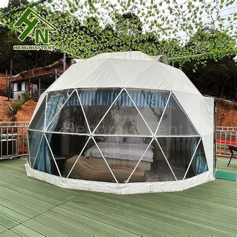 Tiny Hotel House Eco Heated Geodesic Igloo Dome Camping Tent Pvc Cover Tent And Dome Camping