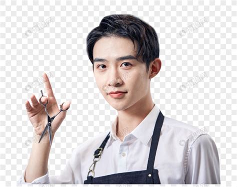 남성 미용사 Png 일러스트 무료 다운로드 Lovepik