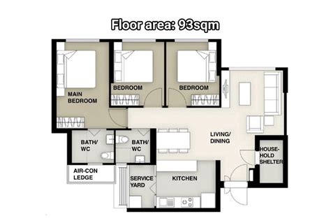Design Ideas For Every HDB BTO Layout From 2 3 4 5 Room To 3Gen Flats