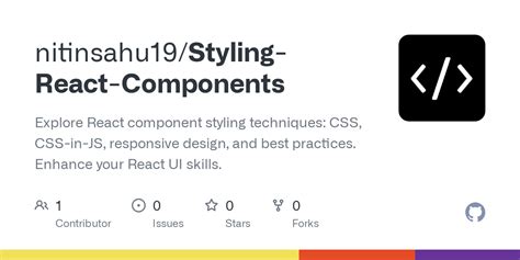 Github Nitinsahu19styling React Components Explore React Component