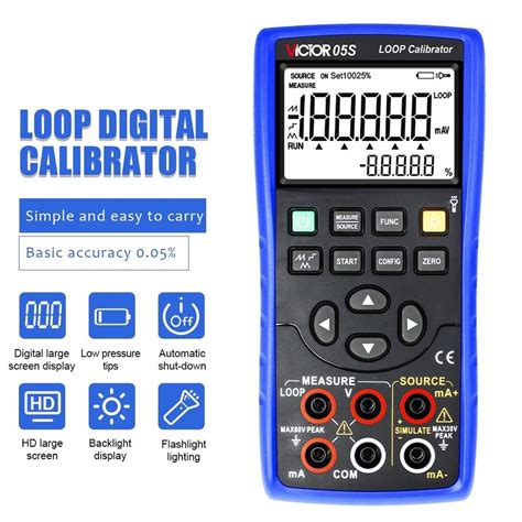 High Precision Voltage Current Loop Calibrator Handheld Auto Signal Generator Current Loop