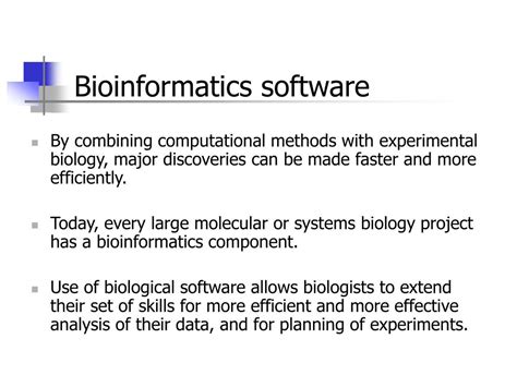 ppt part i sequence analysis dna bioinformatics software