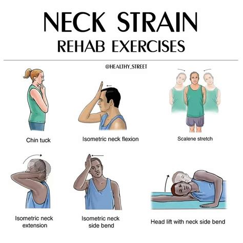 Healthy Street 🔈 Neck Strain Exercises A Neck Strain Facebook