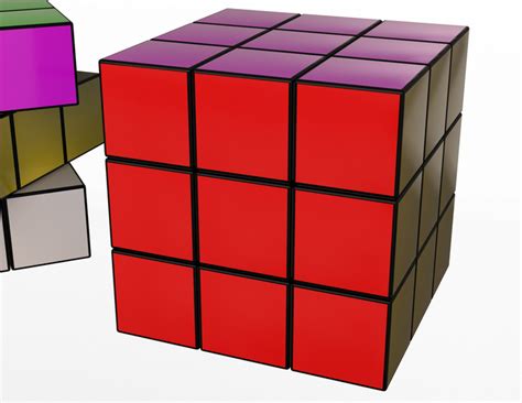3d Printed Rubiks Puzzle Cube By Xaqani Ahmadov Pinshape