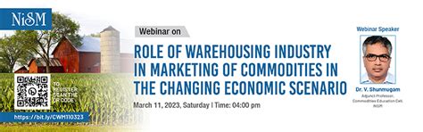 Role Of Warehousing Industry In Marketing Of Commodities In The