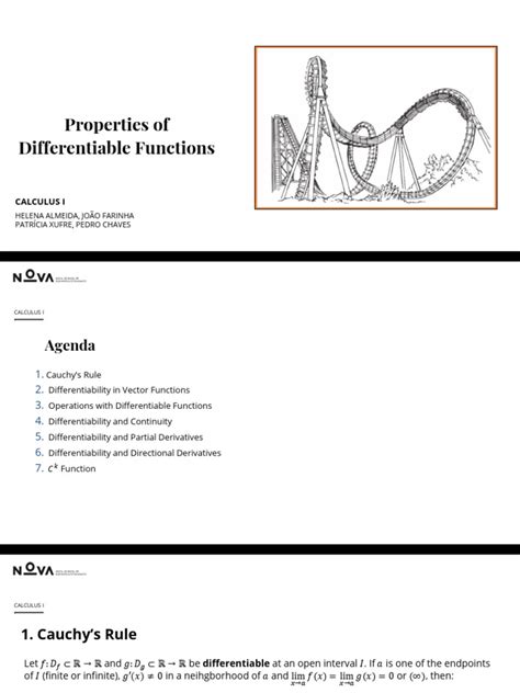 14 properties of differentiable functions pdf derivative