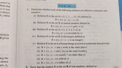 Class 12th Maths Exercise 11 Chapter 1 Relation And Functions Class