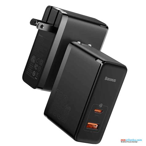 Baseus Gan Pro Fast Charger C U W Cn Black