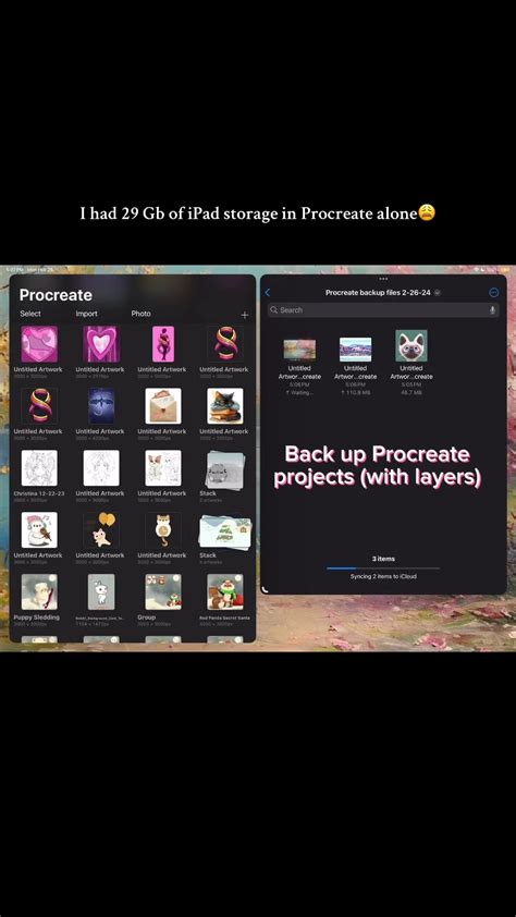 Offload 29 Gb Of Procreate Space And Keep Layers Heres What I Did R