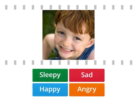 Identifying Facial Expressions Find The Match