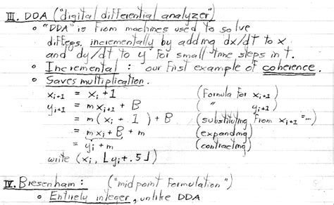Rasterization Algorithms