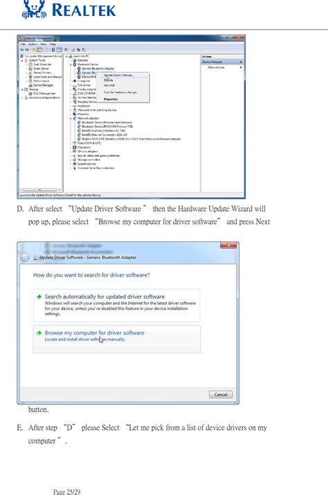 Realtek Semiconductor Rtl8821ce 802 11 A B G N Ac Rtl8821ce Combo Module User Manual Product
