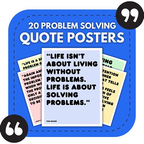 20 Problem Solving Bulletin Board Posters Growth Mindset Classroom
