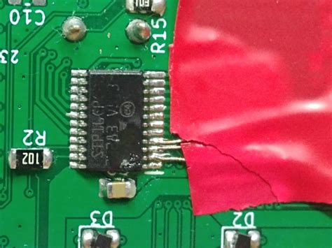 Lpt Dont Forget To Put Test Points On Your Pcb Because Soldering 3 Enamel Wire To 3 Adjacent