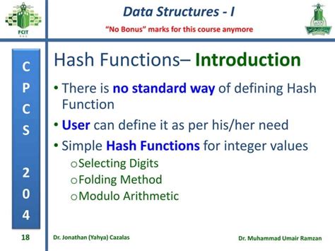 Cpcs204 25 Table Hash Tableintroductionpptx