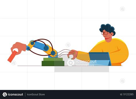 Best Controlling Robot Arm Using Hand Gestures Illustration Download In Png And Vector Format