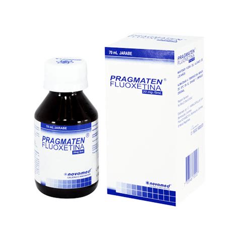Fluoxetina Jarabe 20mg Ml 70ml Para Salud Mental