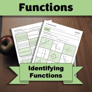 Functions Identifying Functions 6th To 8th Grade Classwork TPT