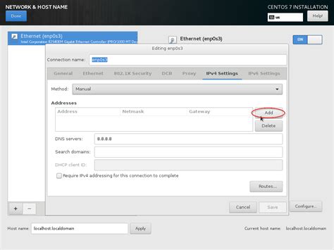 Set LAN IP After Install Support NethServer Community