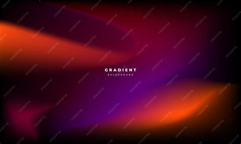 Premium Vector Colorful Dark Fluid Gradient Mesh Background Template Copy Space For Poter