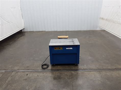 Used Samuel Sp 1e Semi Automatic Table Top Case Strapper