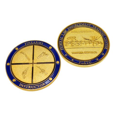 Fletc Firearms Instructor Challenge Coin