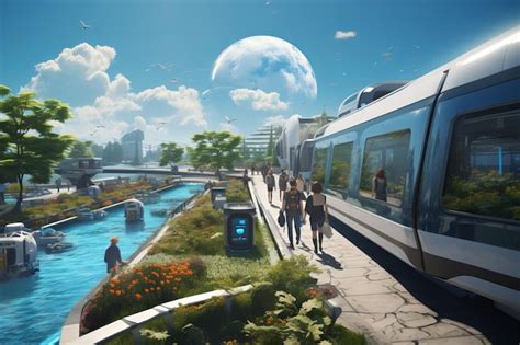 Premium Ai Image Smart Mobility Solutions Smart City Photo