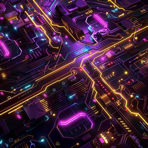 Visually Striking Quantum Circuit Diagram Premium Ai Generated Image