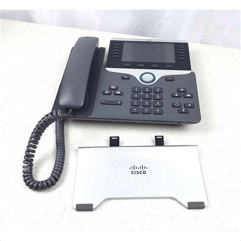 Cisco IP Phone CP Line VoIP Color LCD Display POE Charcoal W STAND WORK GREAT