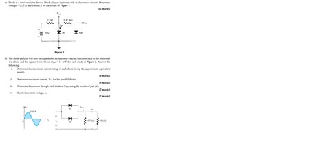solved a diode is a semiconductor device diode play an