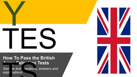 Army Tests How To Pass The New British Army Selection Tests That