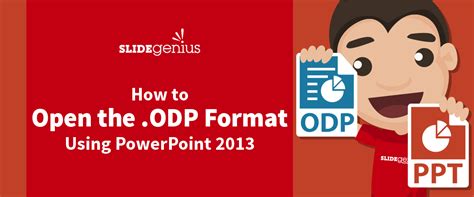 export presentations in opendocument presentation odp