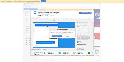 Can T Install Signal Desktop Locale Error Issue Signalapp Signal Desktop GitHub