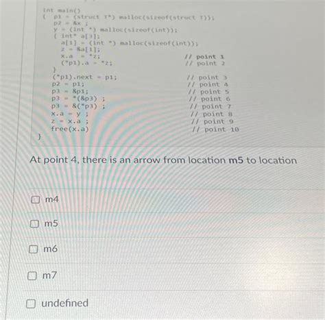Solved Consider The C Code Below And The Box Circle Diagram Chegg